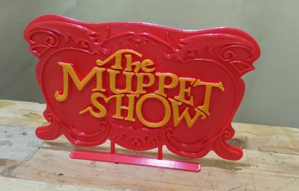 🎲 The Muppet Show Sign・ STL File for ・Cults