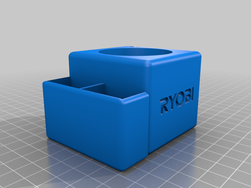 ⚡ Wall mount for Ryobi electric screwdriver・Free 3D File for ・Cults