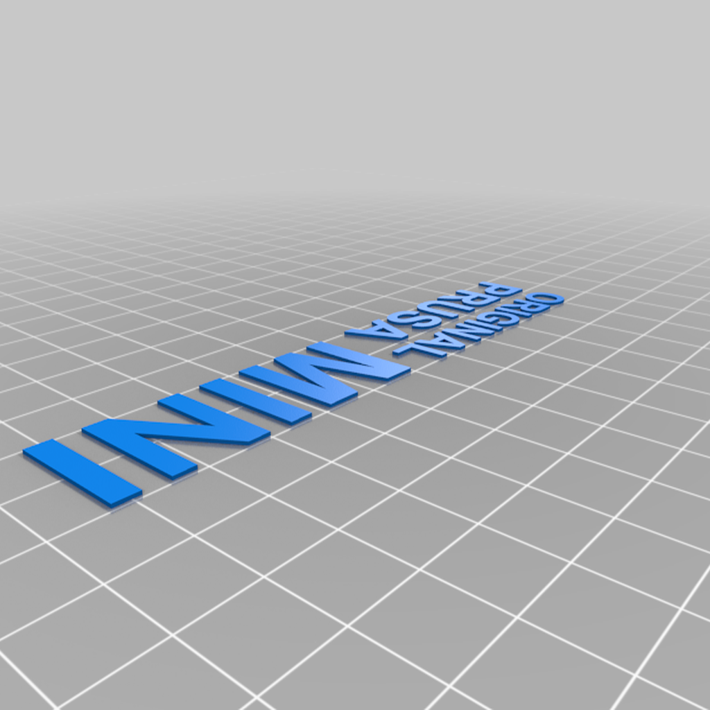 Archivo 3D gratis Insertos de letras Prusa Mini 🧞‍♂️ ・Diseño por ...