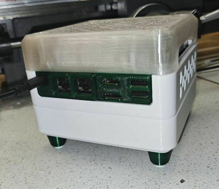 Free 3D file Mini PC case tian bei Aoo Star GOD with 120mm back cooler ...