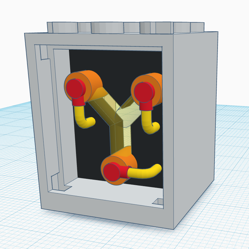 Free 3D file Lego flux capacitor for #10300 🎲 ・3D print design to ...