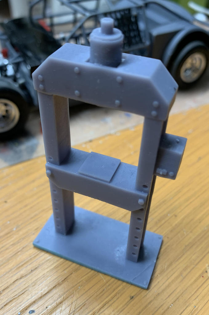 🤏 Small Scale Hydraulic Press・Free 3D File for ・Cults