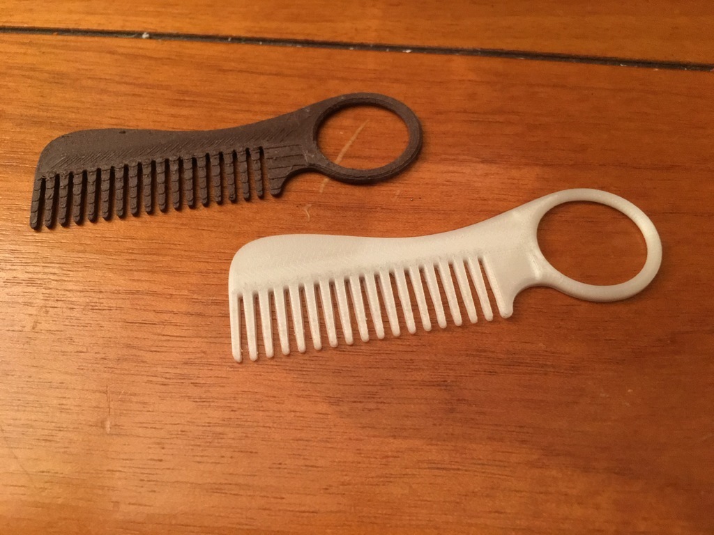 Archivo 3D gratis Peine del bigote 🛁 ・Objeto de impresión 3D para ...