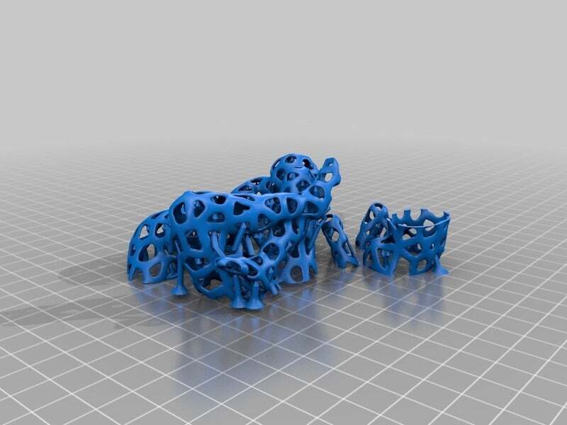 Free STL file Voronoi Experiment No.6 🗿・3D printing design to download ...