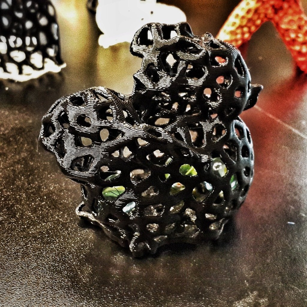 3D printed Voronoi Experiment no.8 Cute Bunnies・Cults