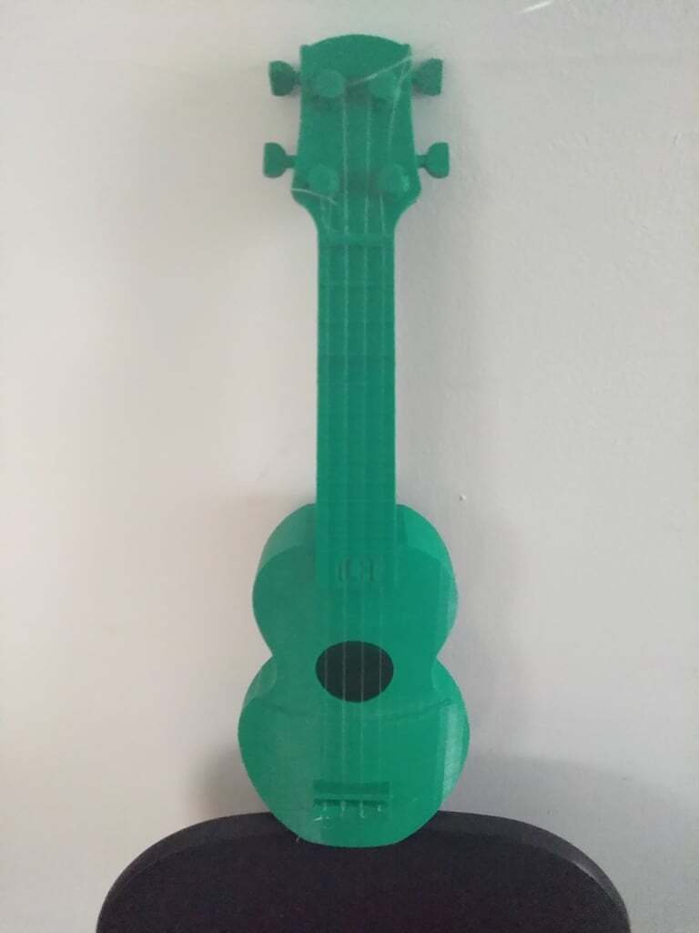 3D print Playable Ukulele - Printable w/ no Supports・Cults