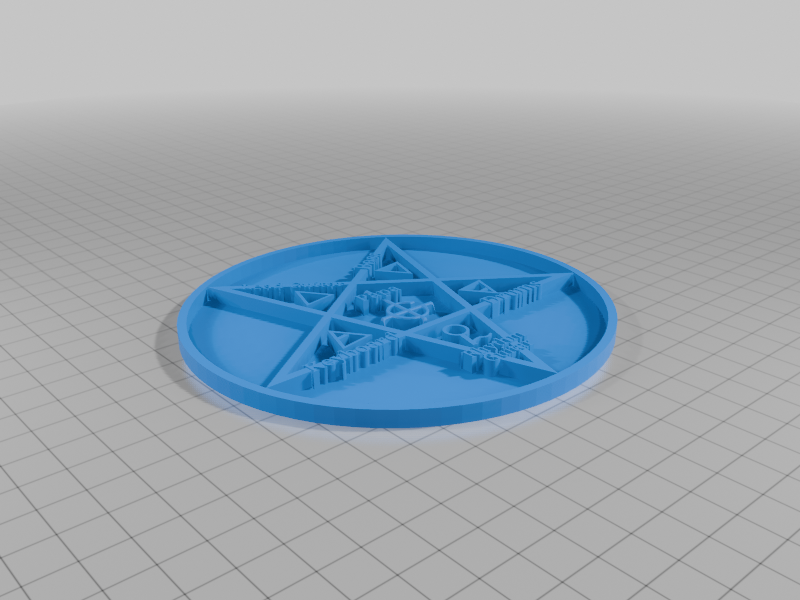 👻 Ghost band Pentagram・Free 3D File for ・Cults