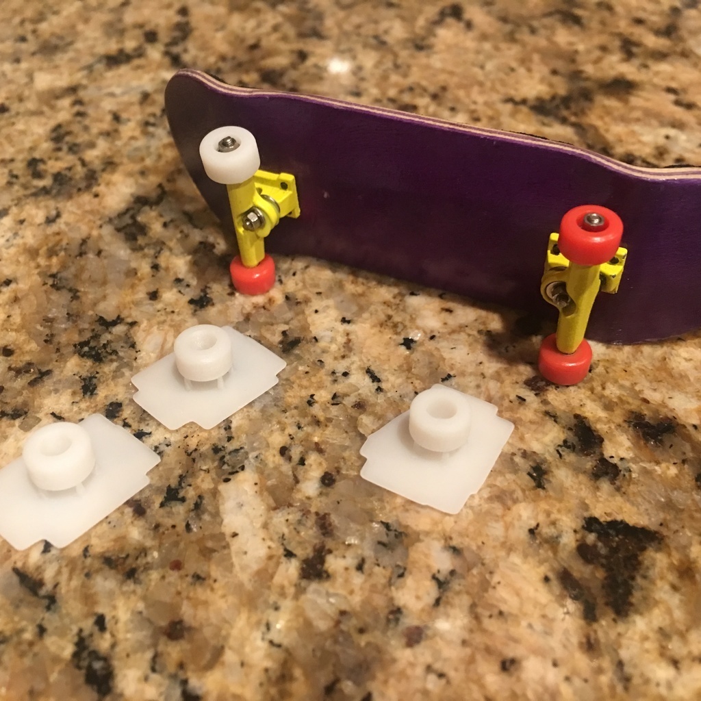 🛹 FingerBoard Roues de Skateboard Résine Impression seule・Fichier 3D ...