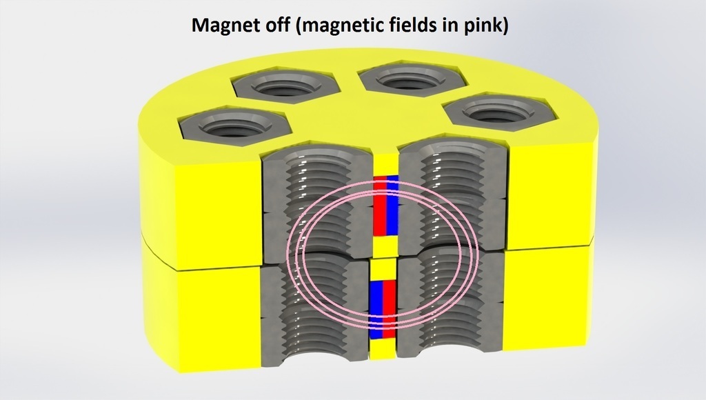Free STL file Small magnetic switch (55mm od) 🤏 ・3D print object to ...