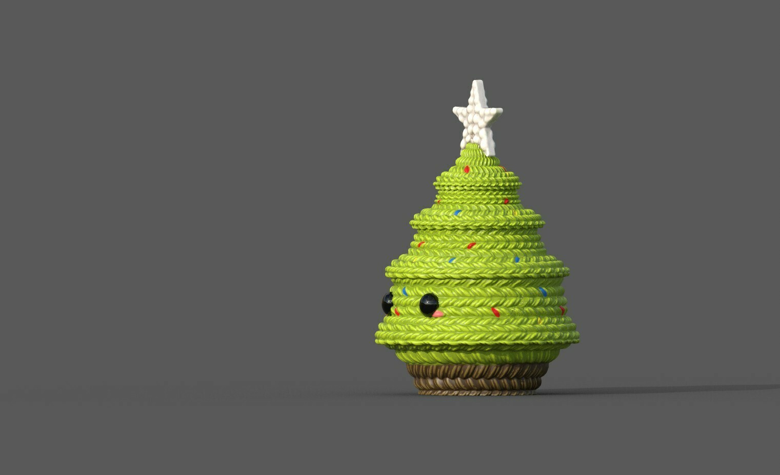 3D file Crochet Christmas Tree 2 🎄 ・3D print model to download・Cults