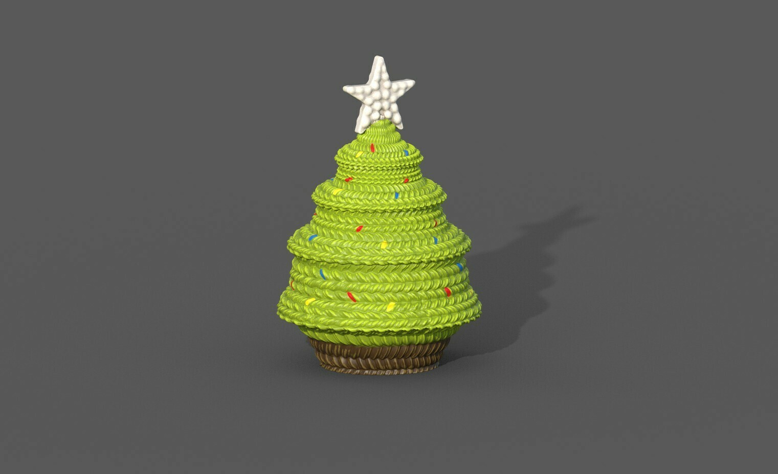 3D file Crochet Christmas Tree 2 🎄 ・3D print model to download・Cults