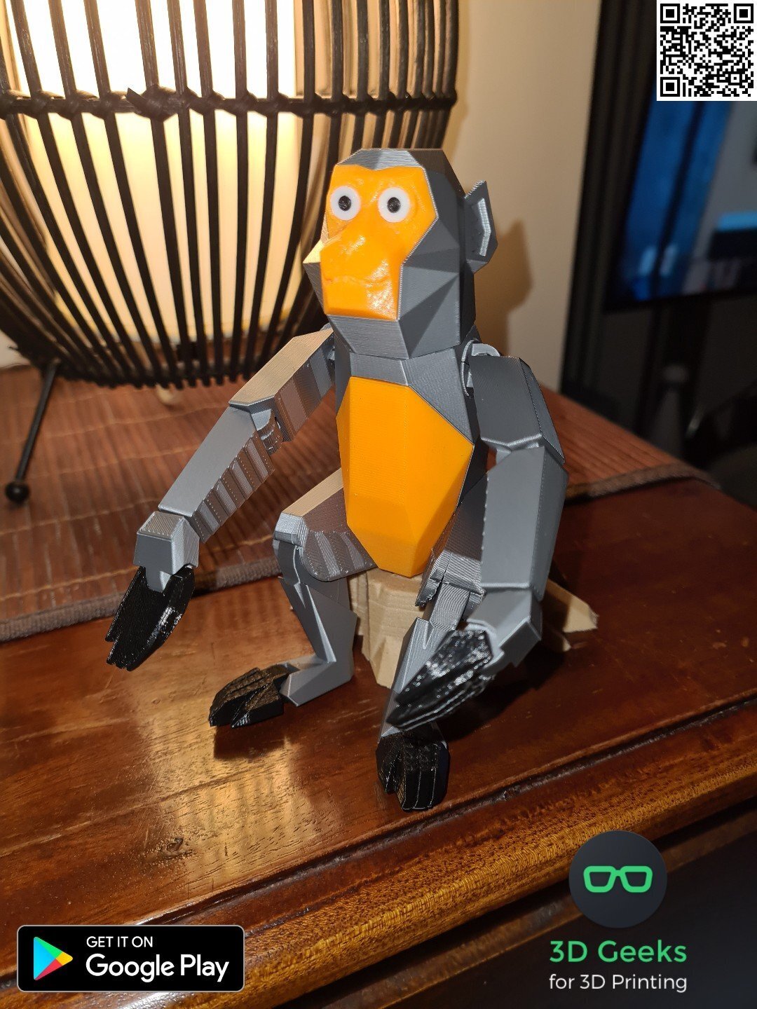 3D printed Bing-shen year of Formosan monkey・Cults