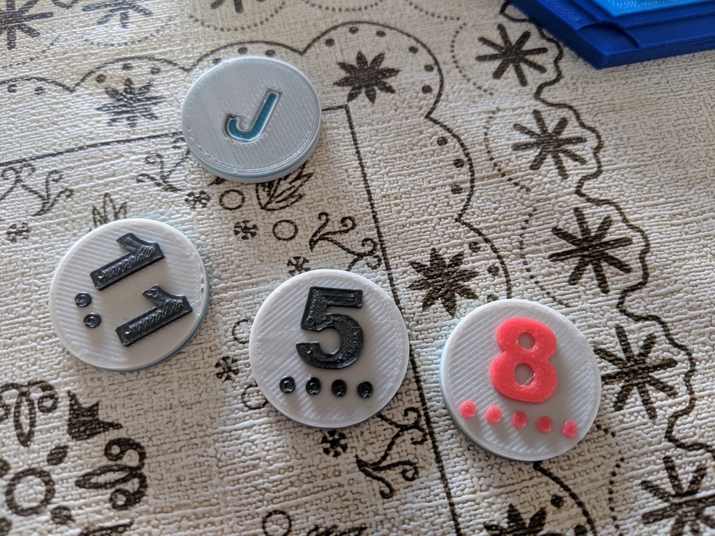 Free 3D file Catan Number Tokens - Yet Another ♟ ・3D printing template ...