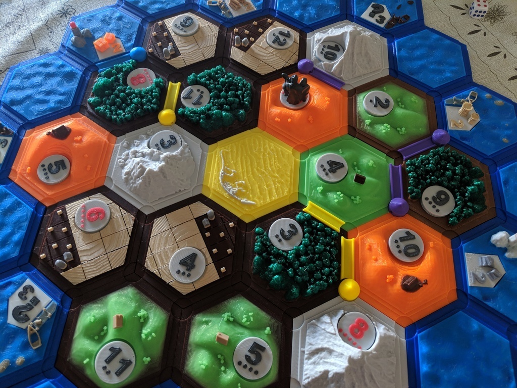 Free 3D file Catan Number Tokens - Yet Another ♟ ・3D printing template ...