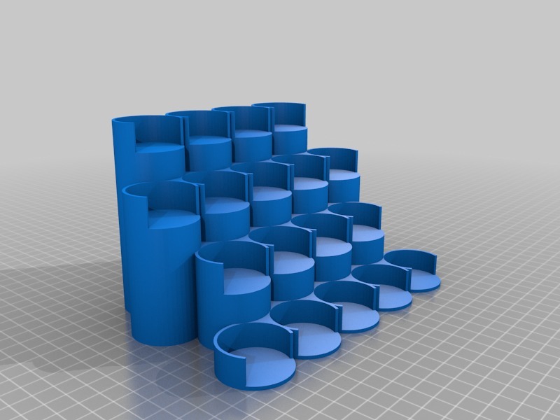 🎨 33mm paint rack optimized (Citadel and Createx Paint rack)・ STL File ...