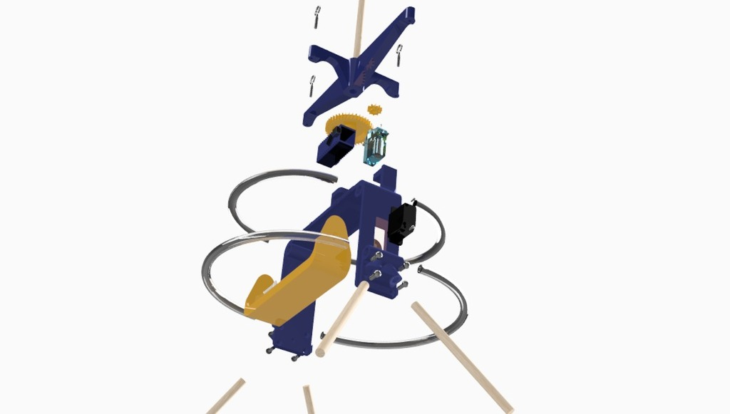 Archivo 3D gratuito Modelo explosionado del Saturno V Kaptery 🧞‍♂️ ...