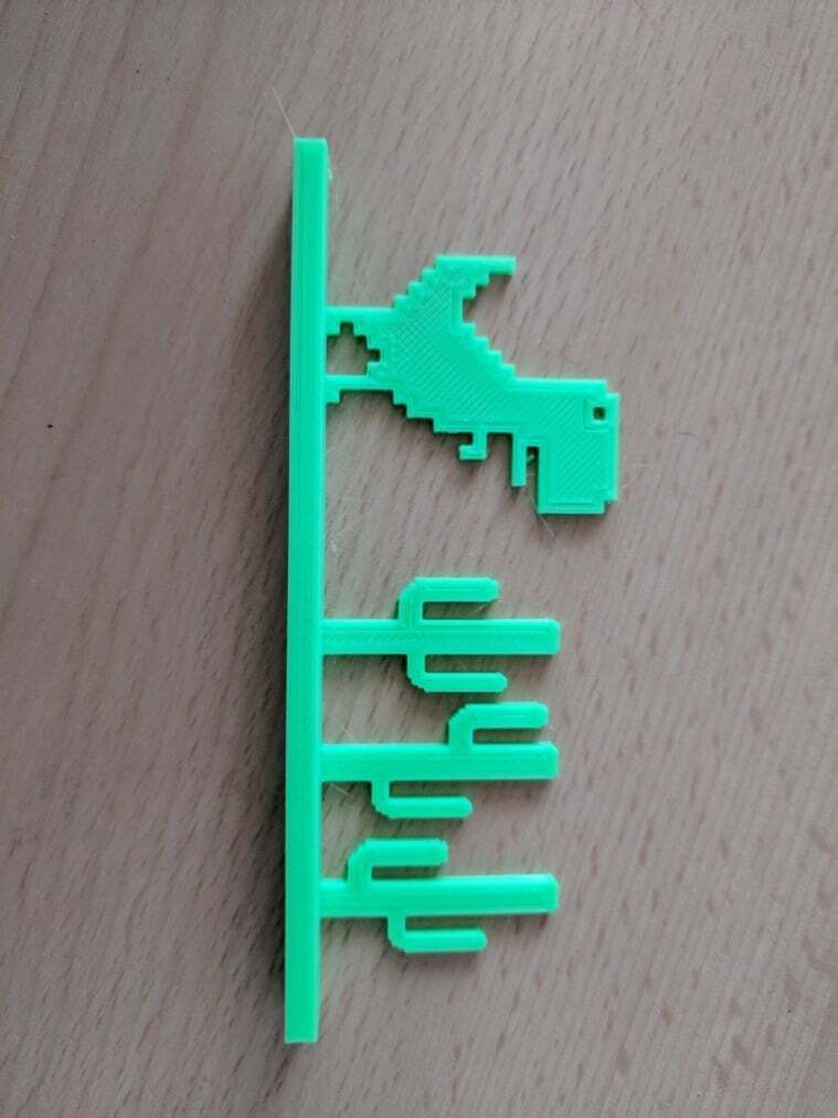 🦖 Google Offline T-Rex・3D Print・Cults