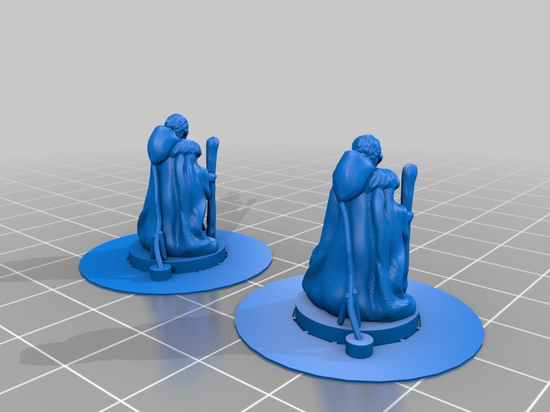 Free 3D file Fantasy Adventuring Party - Elf Magic User supported ...