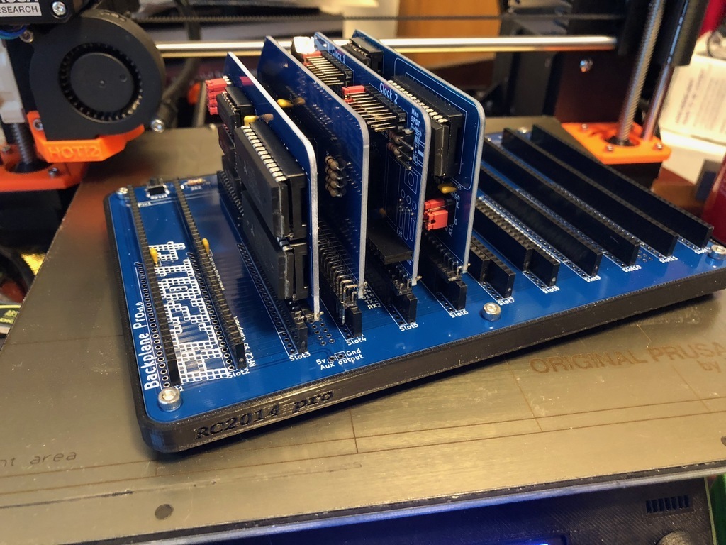 🔧 RC2014 Pro Backplane Tray・Free 3D File for ・Cults