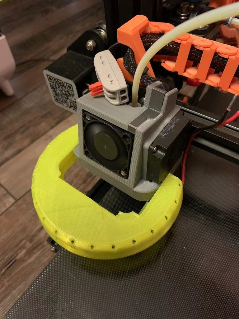 Free 3D file Ender 3 v2 Led Light ring（Satsana Ender 3 Fan Duct Plugin ...