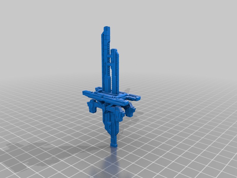 🚉 UNSC MAC Station (Halo Fleet Battles)・Free 3D File for ・Cults