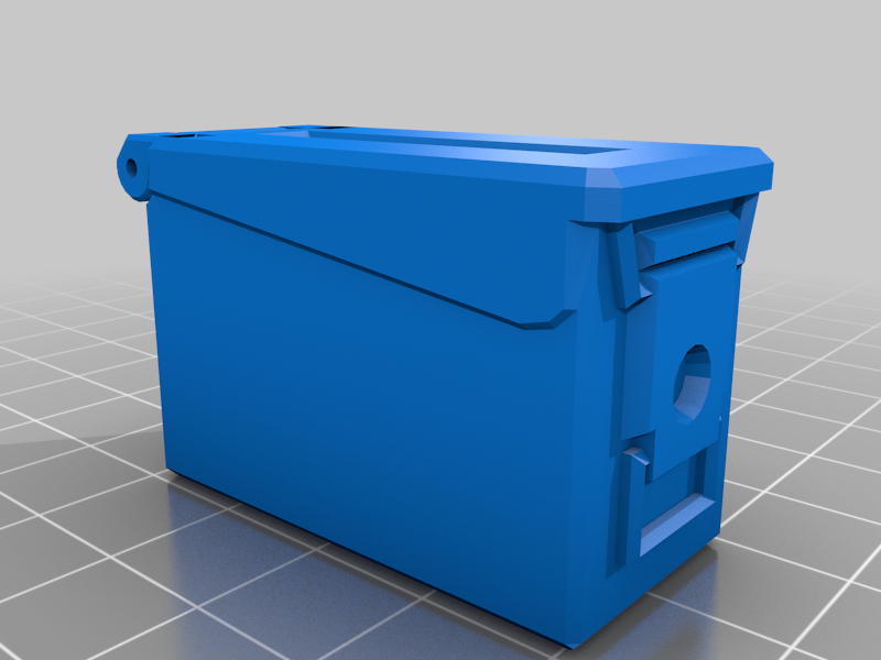 📦 USMC Ammo Box Key Chain・Free STL File for ・Cults