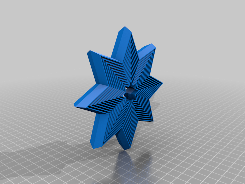 👌 Fidget star toy・Free STL File for ・Cults