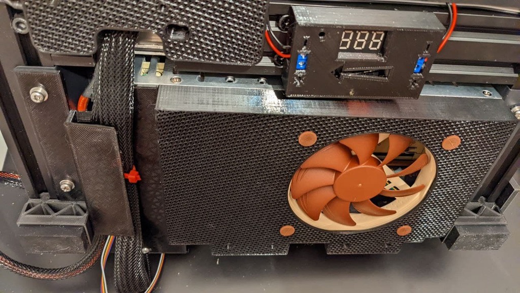 Free 3D file Ender 3 V2 PSU Cover for Noctua 92x14 (Silent Fan Mod) 🔧 ...