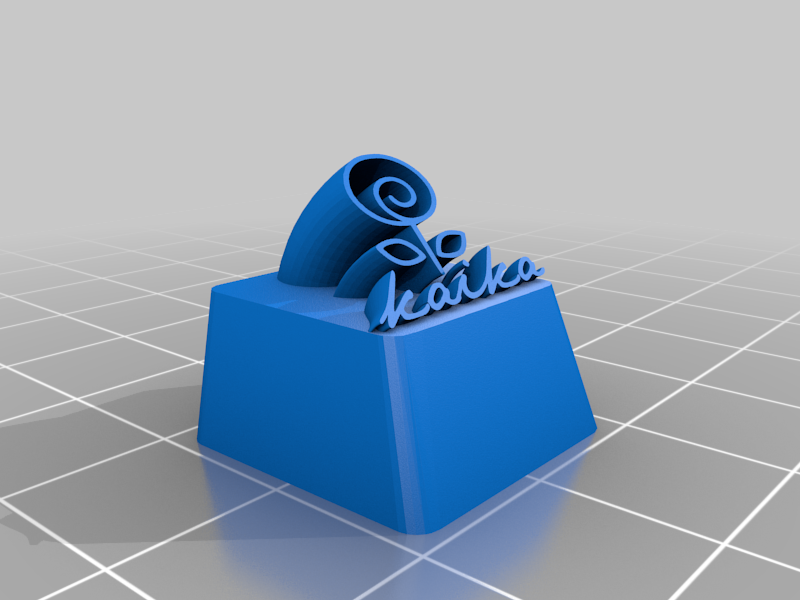 Free STL file key cap kaika 🔑 ・3D printable model to download・Cults