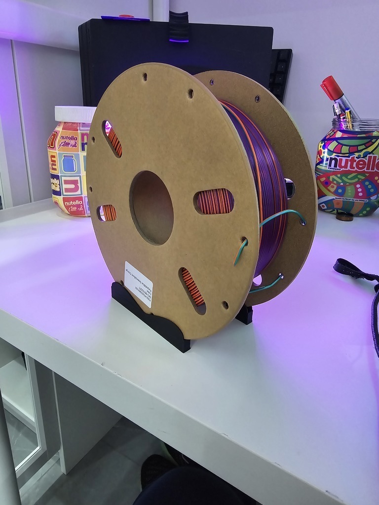 Free 3D file Filament spool holder/stopper 🪢・3D printer model to ...