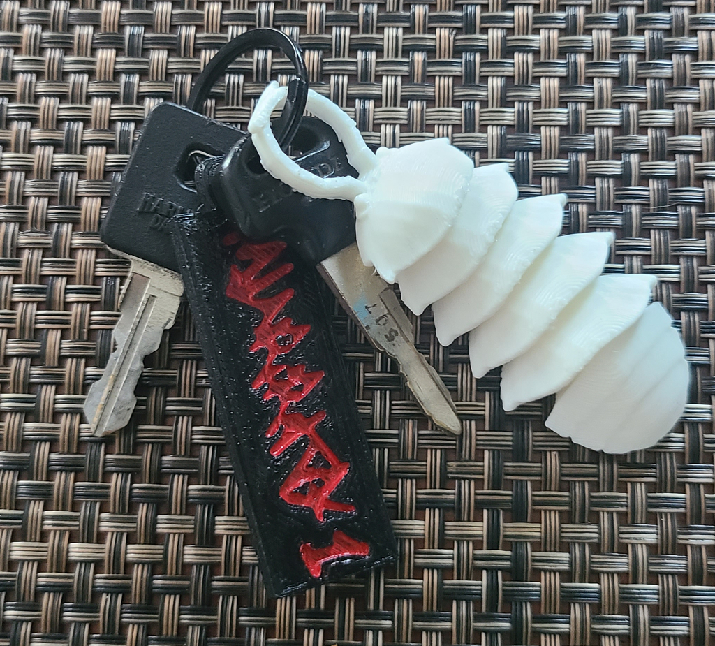 💊 Pillipup! (Pill Bug Keychain)・Free 3D File for ・Cults