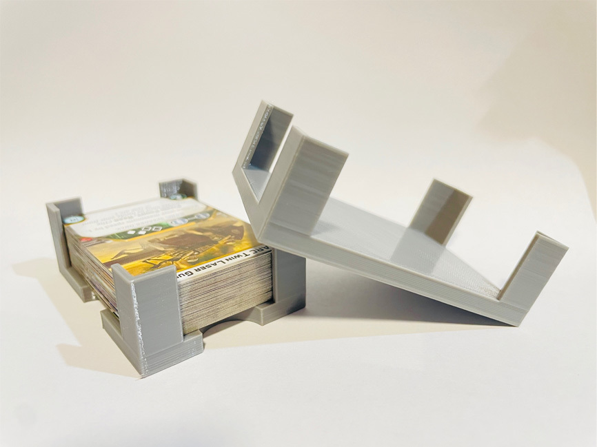 Free 3D file Customizable Card Holder with Lid 🧸 ・3D printer model to ...
