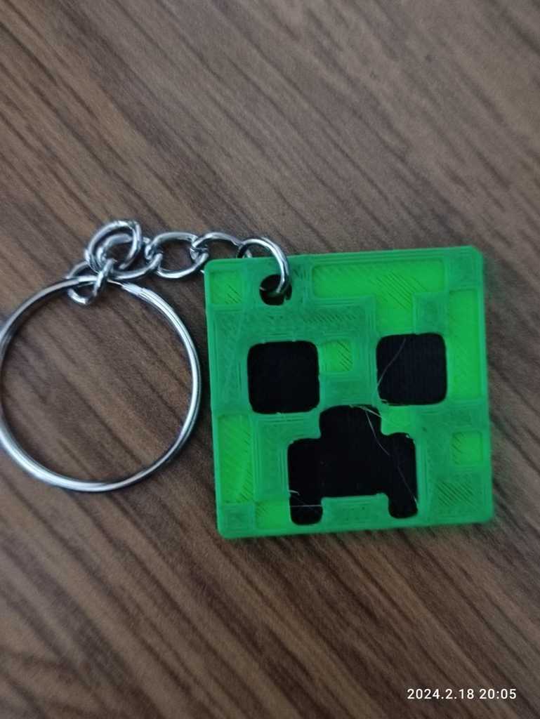 🗝️ Creeper keychain・Free 3D File for ・Cults
