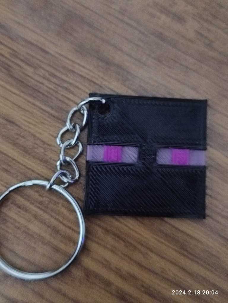 Free 3D file Minecraft Enderman keychain 🗝️ ・3D printable design to ...