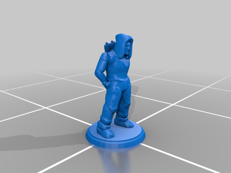 Free 3D file Basic Hunter Miniature 🏹 ・3D printing design to download・Cults
