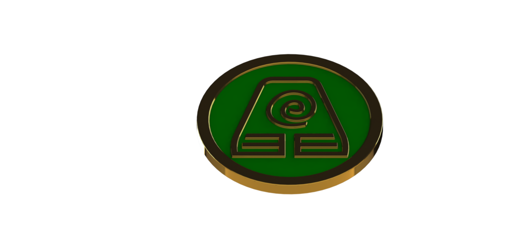 Free 3D file Earth Reign Coin - Avatar The Last Air Bender theme 🌍 ・3D ...