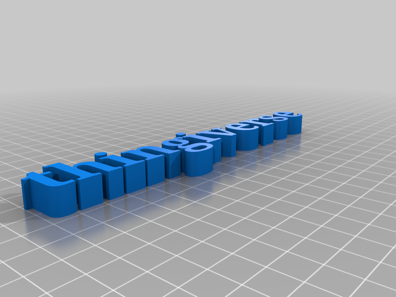 3D-Datei THINGIVERSE-TEXT kostenlos 🧞‍♂️ ・3D-druckbares Objekt zum ...