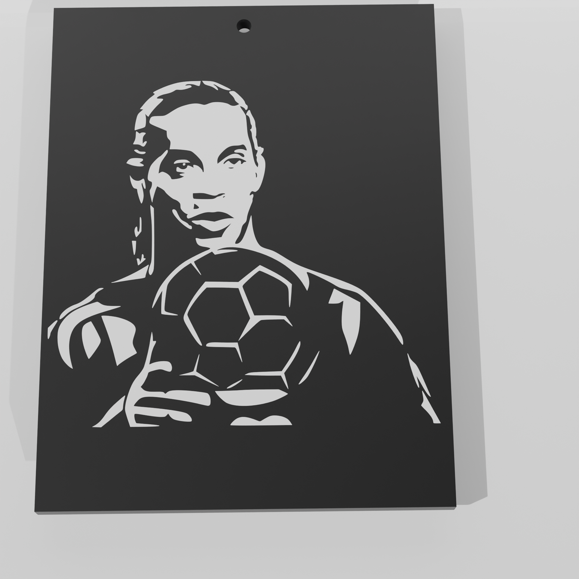 🎨 Ronaldinho Decor Fan Art - Keychain Multicolor・ 3D File for 3D ...