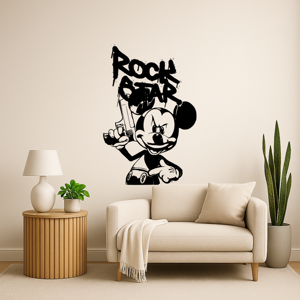 🐁 Mickey Mouse Mickey Mouse Morty Mouse Wall Art Framed・ 3D File for 3D ...