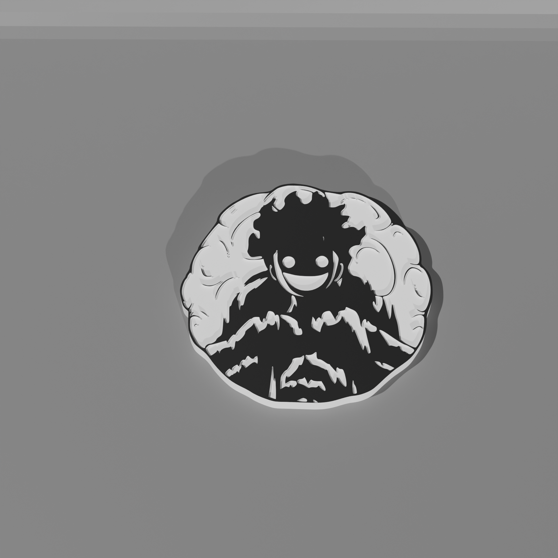 🎨 Nika God One Piece - Wall Art Onecolor・ 3D File for 3D printing・Cults