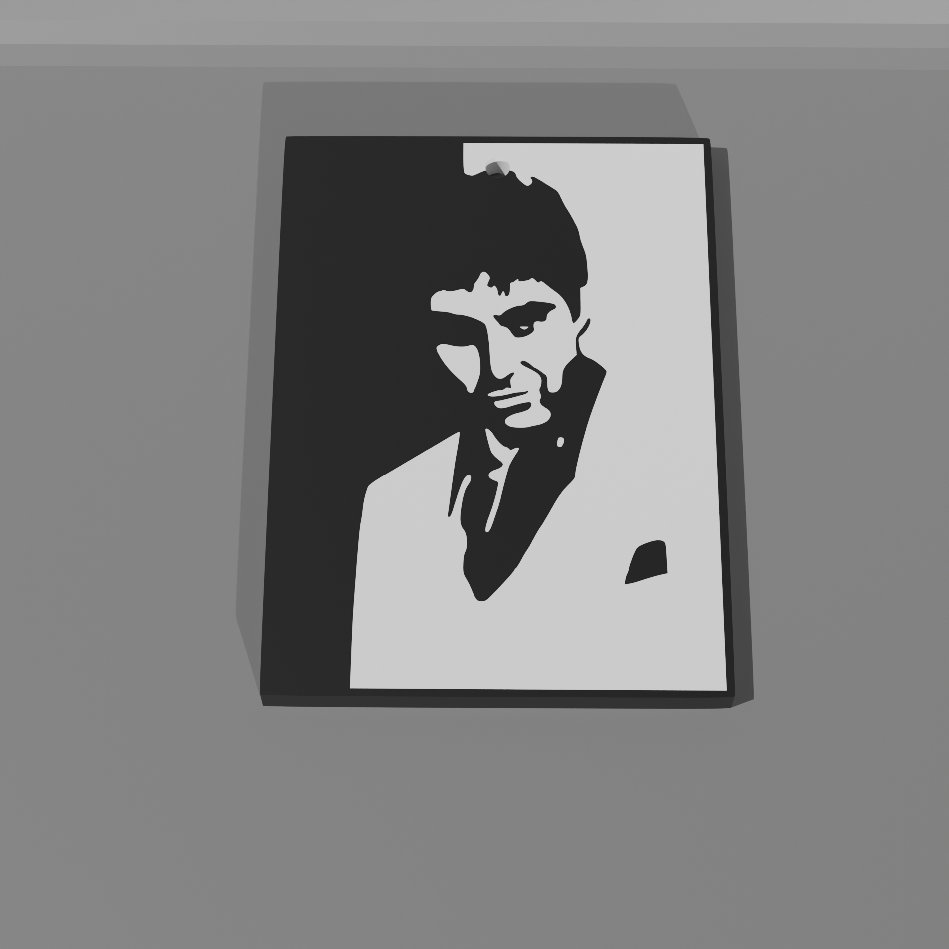 🗝️ Scarface Tony Montana - Keychain Multicolor・ 3D File for 3D printing ...