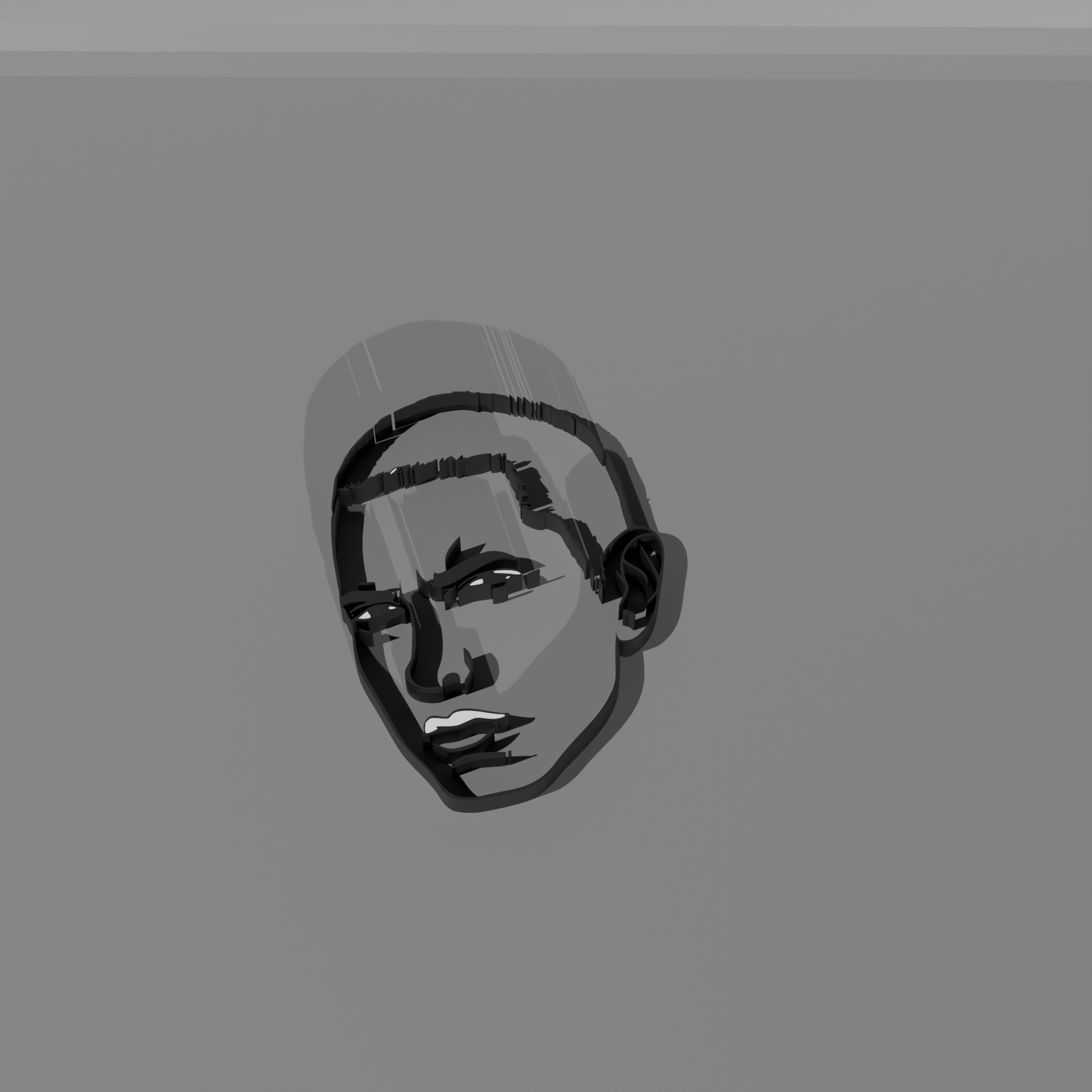 👾 Slim Shady Eminem - Keychain_Multicolor・ 3D File for 3D printing・Cults