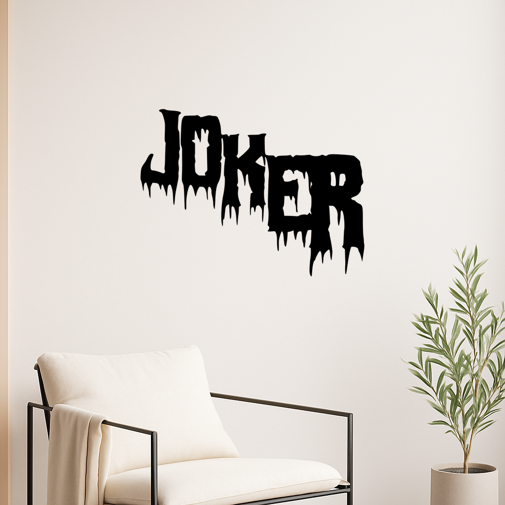 🃏 The Joker The Joker Jokers Manic Gaze Wall Art Framed・ 3D File for 3D ...