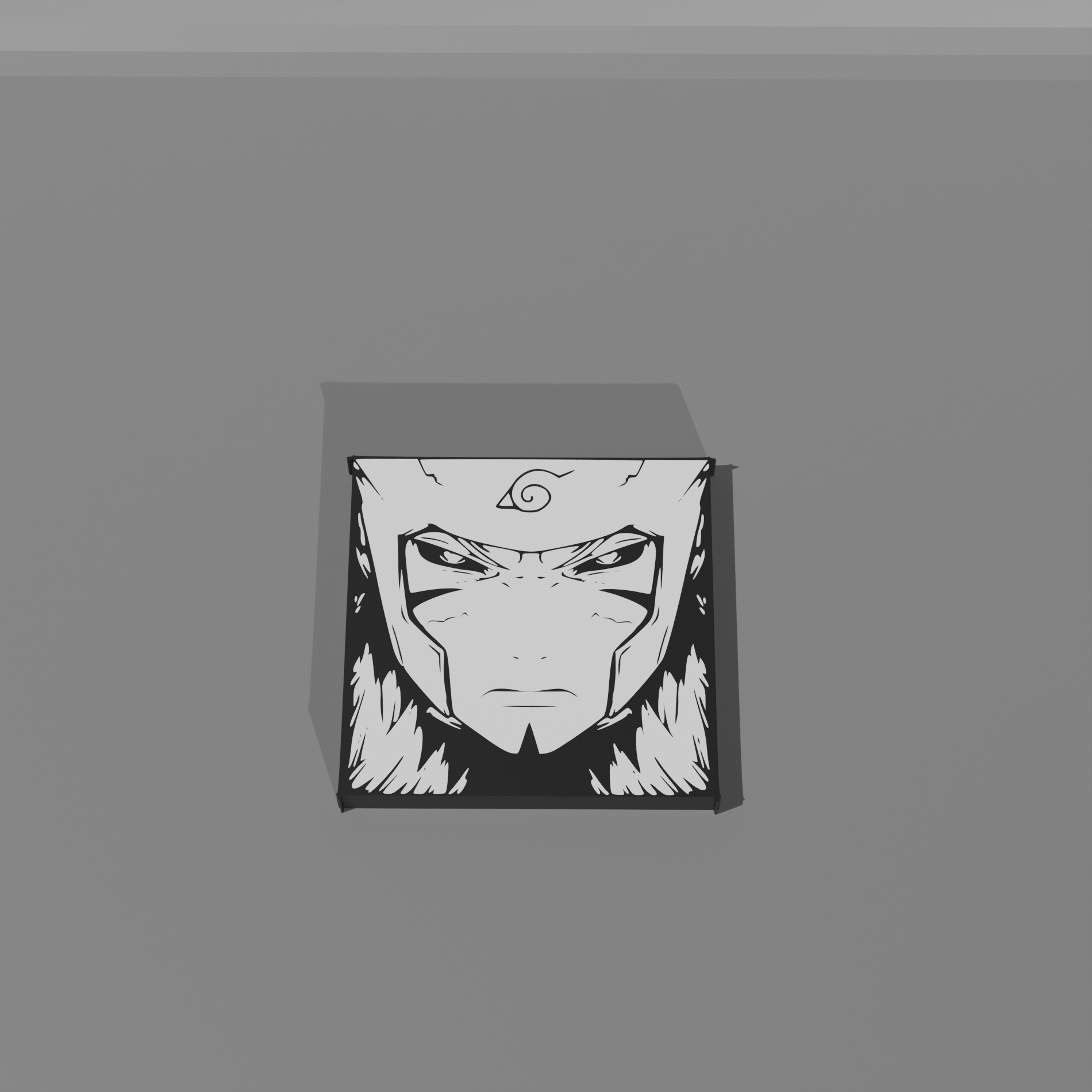 🎨 Second Hokage Naruto - Wall Art Multicolor・ 3D File for 3D printing・Cults
