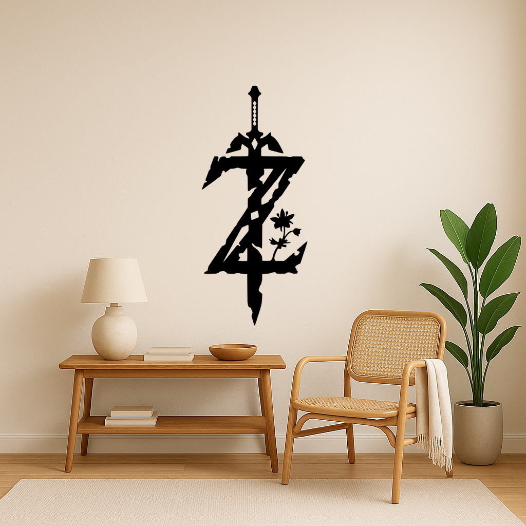 🔗 Link Magical Sword Wall Art Framed・ 3D File for 3D printing・Cults