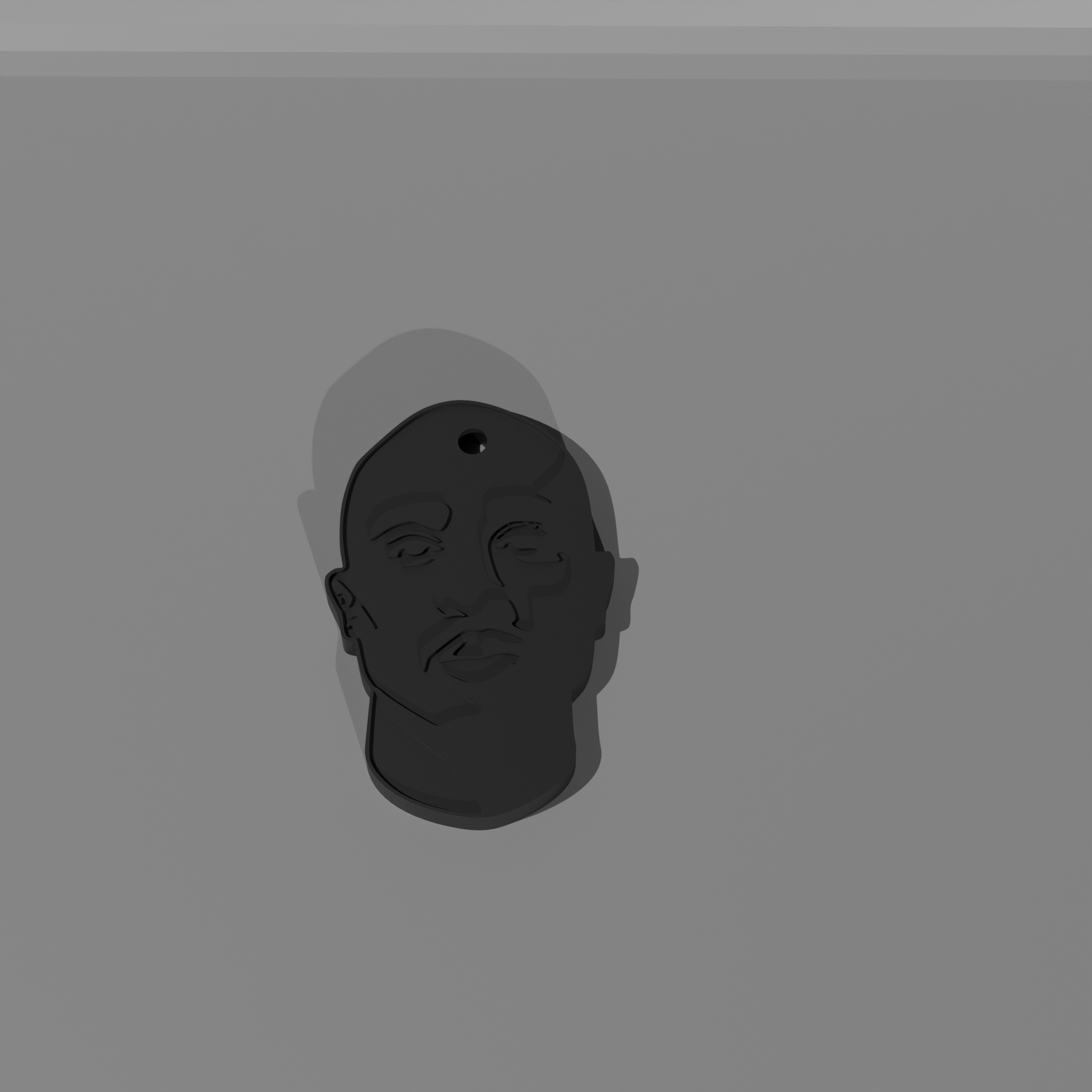 👾 Tupac - Keychain_Onecolor・ 3D File for 3D printing・Cults