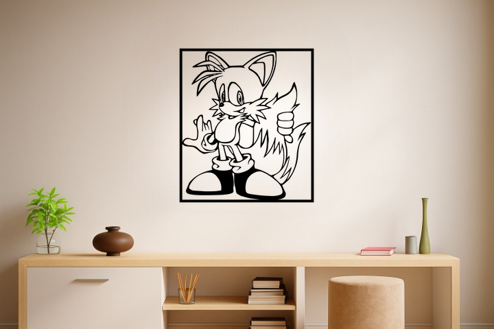 🦔 Sonic the Hedgehog Sonic The Hedgehog Wave The Cat Wall Art Framed ...