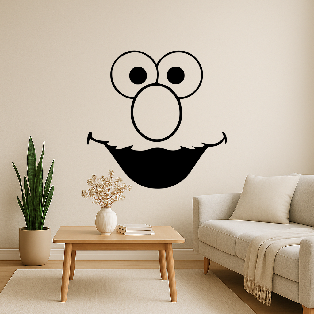 🐦 Big Bird Big Bird Cookie Monster Wall Art Framed・ 3D File for 3D ...