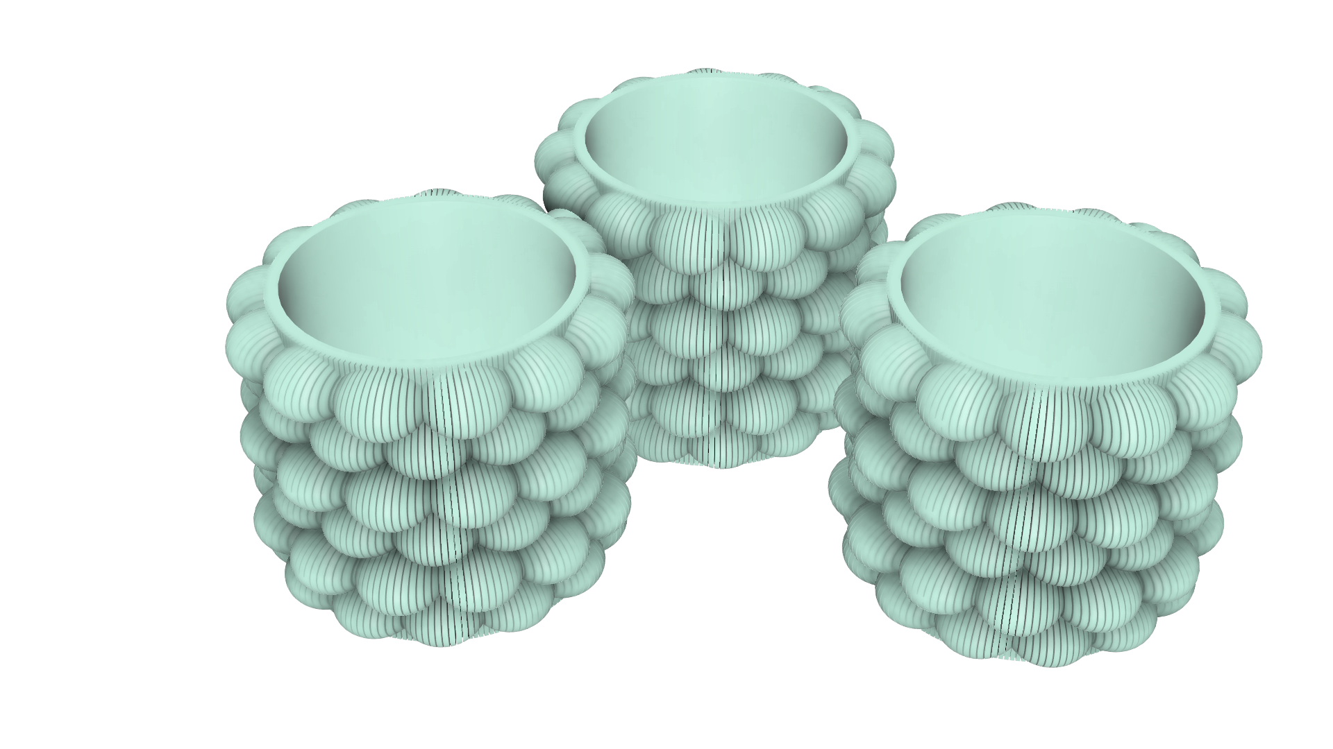 🫧 Bubbles Vase / Planter・Free STL File for 3D printing・Cults