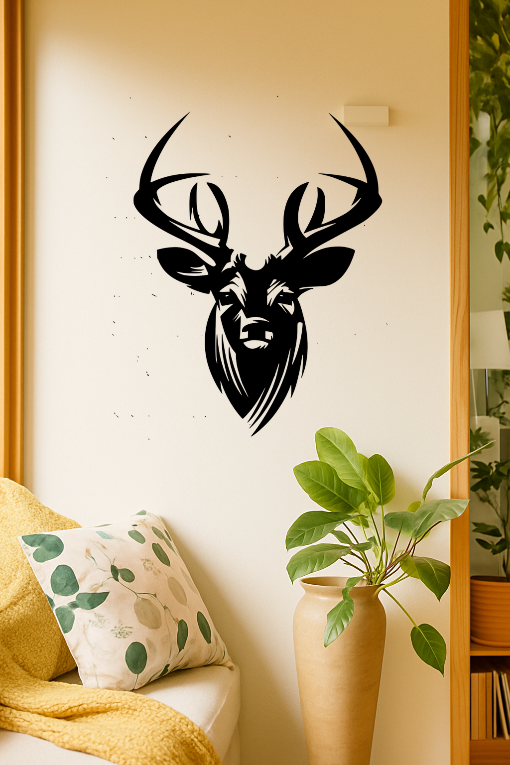 🎨 Geometric Chameleon - Wall Art Onecolor・ 3D File for 3D printing・Cults